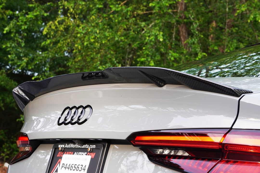 Audi B9 A4 / S4 Carbon Fiber Aggressive Rear Spoiler – EURO IMPULSE